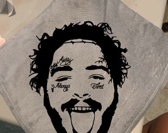Post Malone Blanket - Etsy