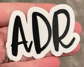 ADR Retro Rainbow Sticker, Funny Vet Med Sticker - Etsy