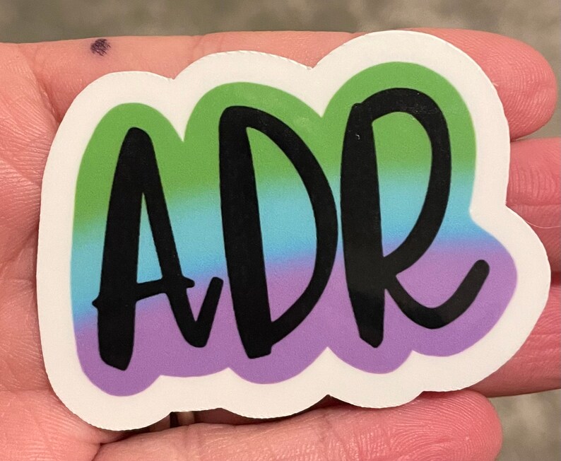 ADR Sticker, Aint Doin Right Sticker, ADR, Vet Med, Veterinary Humor ...