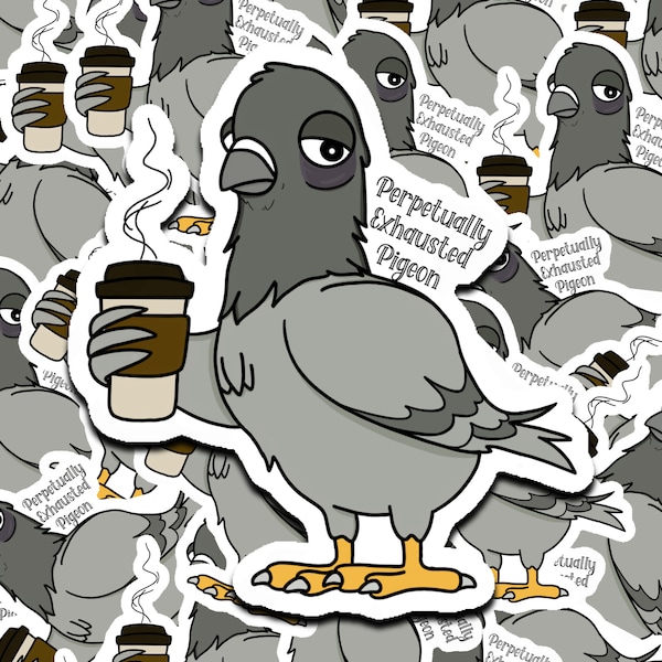 Exhausted Pigeon - Etsy