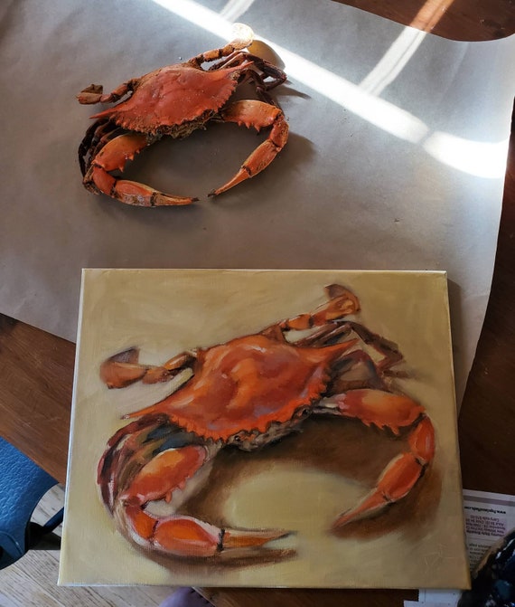 Crab Painting Oil