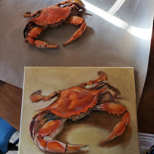 Crab Paintings - Etsy