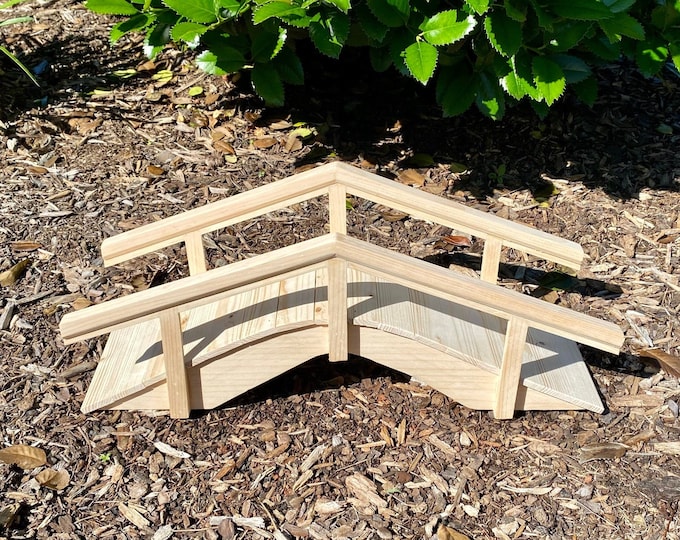 Wooden Garden Bridge / Decorative Garden Bridge / Wooden Display Bridge ...