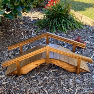 Wooden Garden Bridge / Decorative Garden Bridge / Wooden Display Bridge ...
