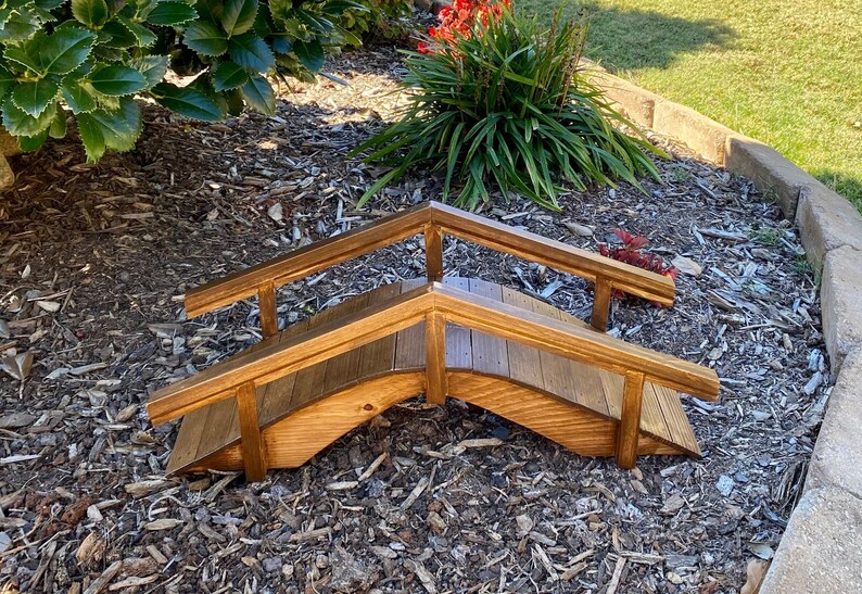 Wooden Garden Bridge / Decorative Garden Bridge / Wooden Display Bridge ...