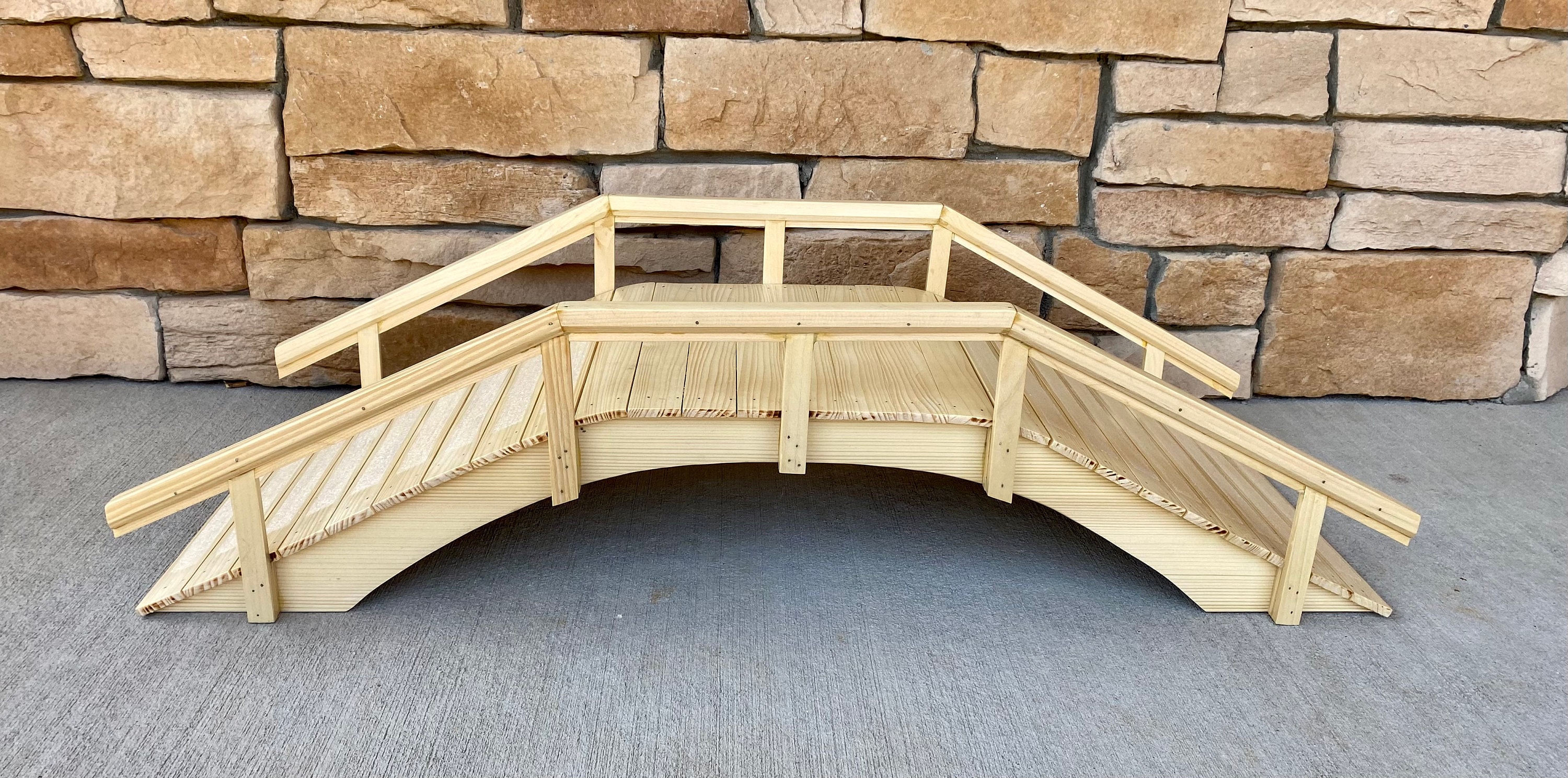 Wooden Garden Bridge / 3 Foot Garden Bridge / Outdoor Garden Bridge ...