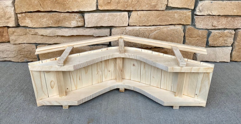 Wooden Garden Bridge / Decorative Garden Bridge / Wooden Display Bridge ...