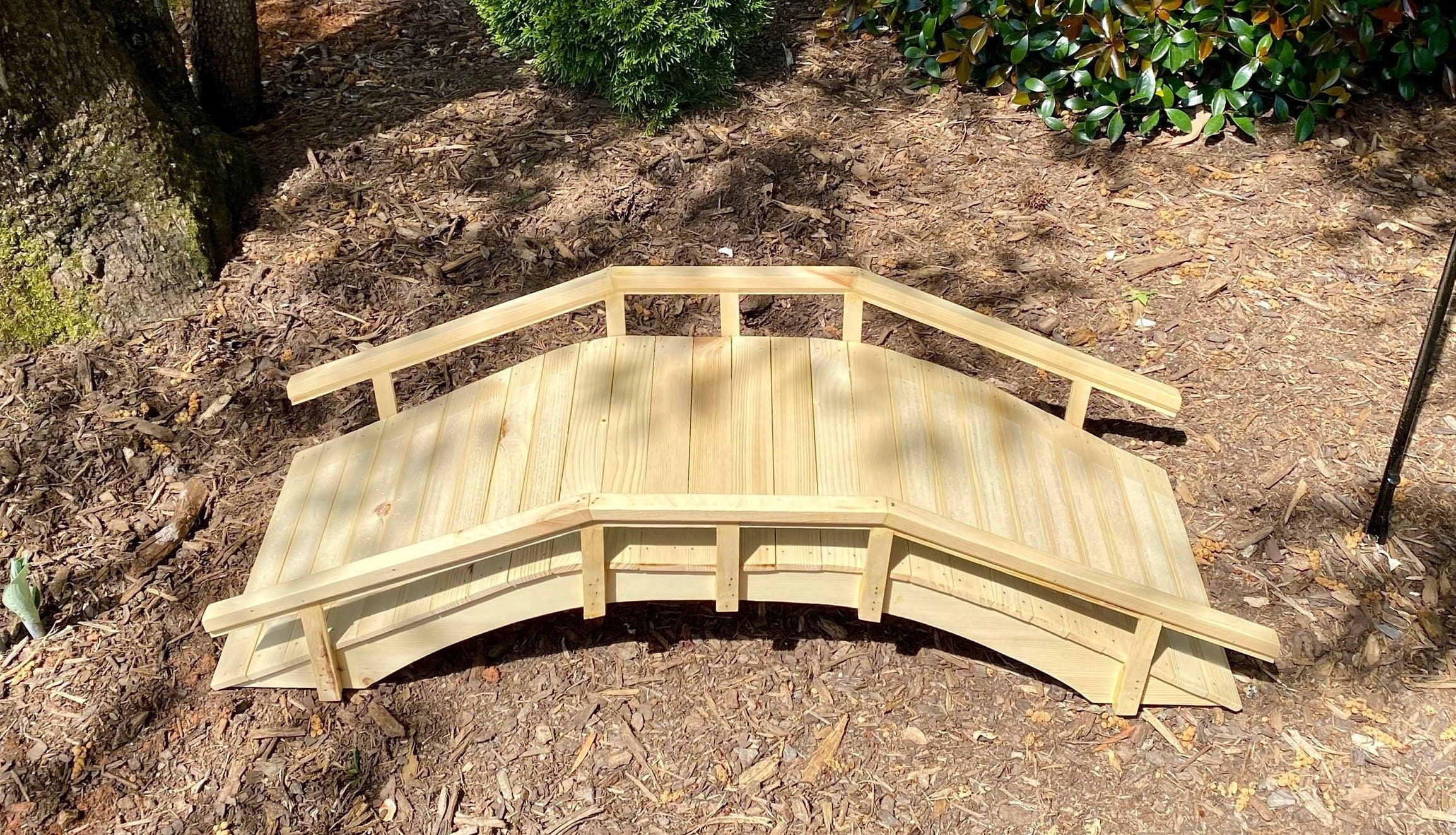 Wooden Garden Bridge / 3 Foot Garden Bridge / Outdoor Garden Bridge ...