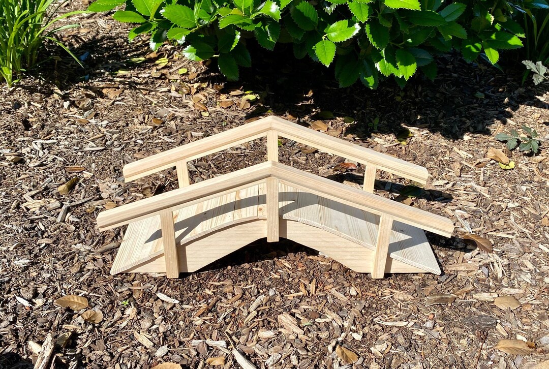 Wooden Garden Bridge / Decorative Garden Bridge / Wooden Display Bridge ...