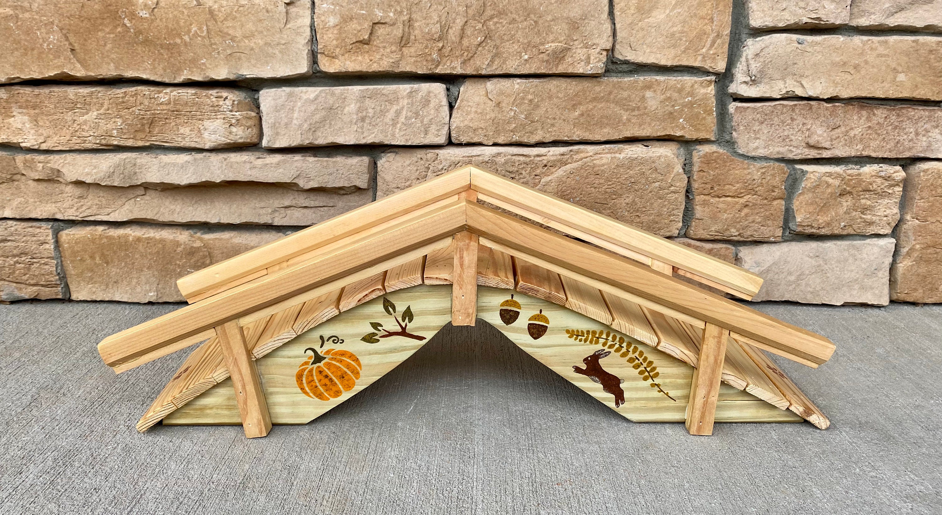 Wooden Garden Bridge / Decorative Garden Bridge / Wooden Display Bridge ...