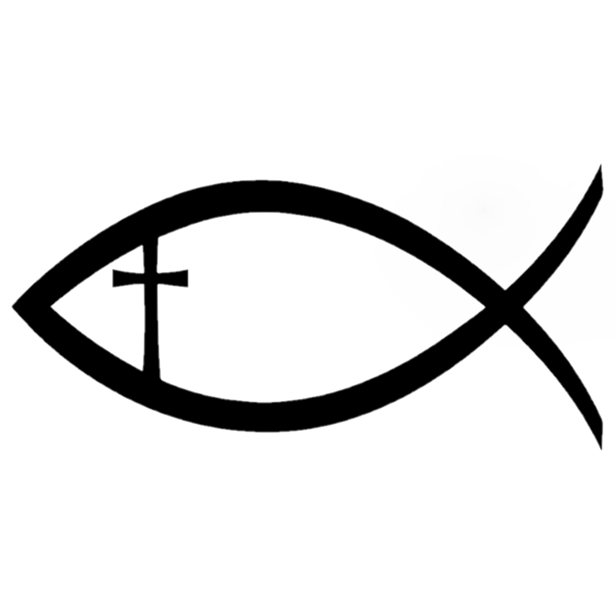 Christian Fish Clipart Black And White