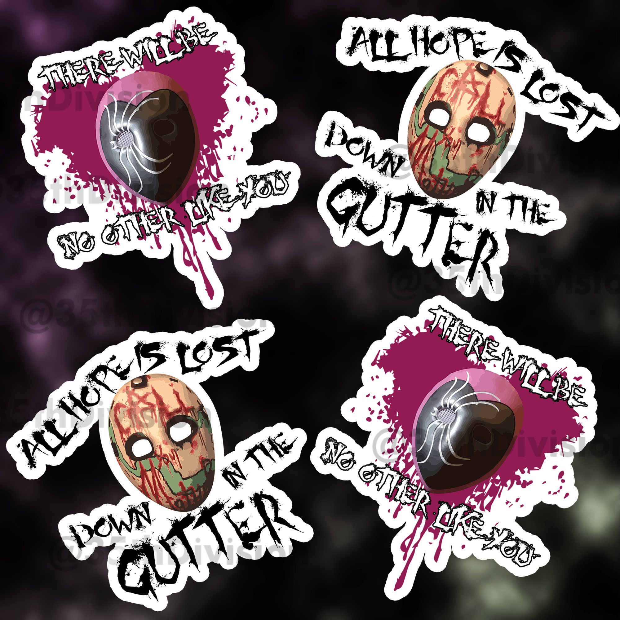 Coheed and Cambria Vaxis Creature and Sister Spider Sticker Set - Etsy