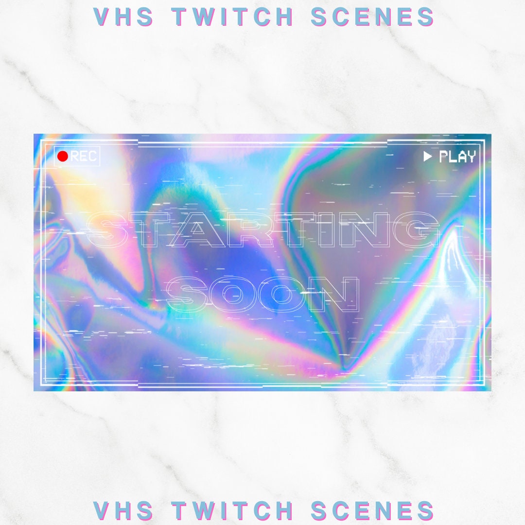 VHS Glitch Twitch Stream Scenes Overlay Paket - Etsy Österreich