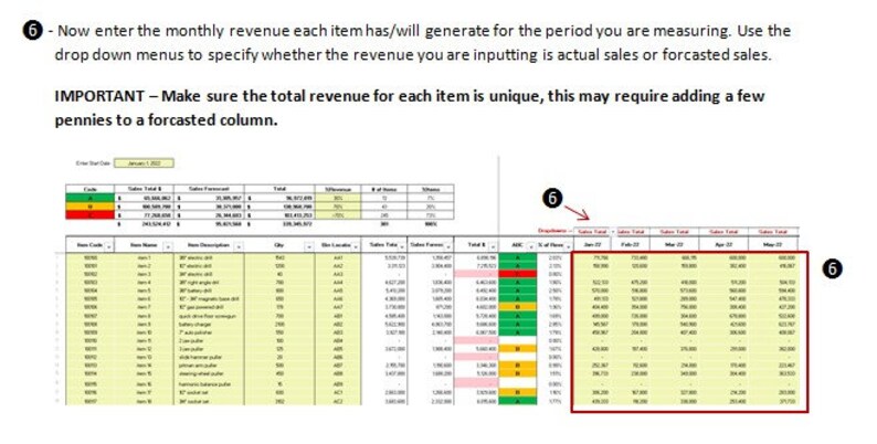 Abc Cycle Counting Analysis In Excel With Training Etsy