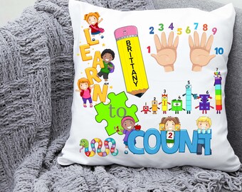Kids Learning Pillow - Etsy