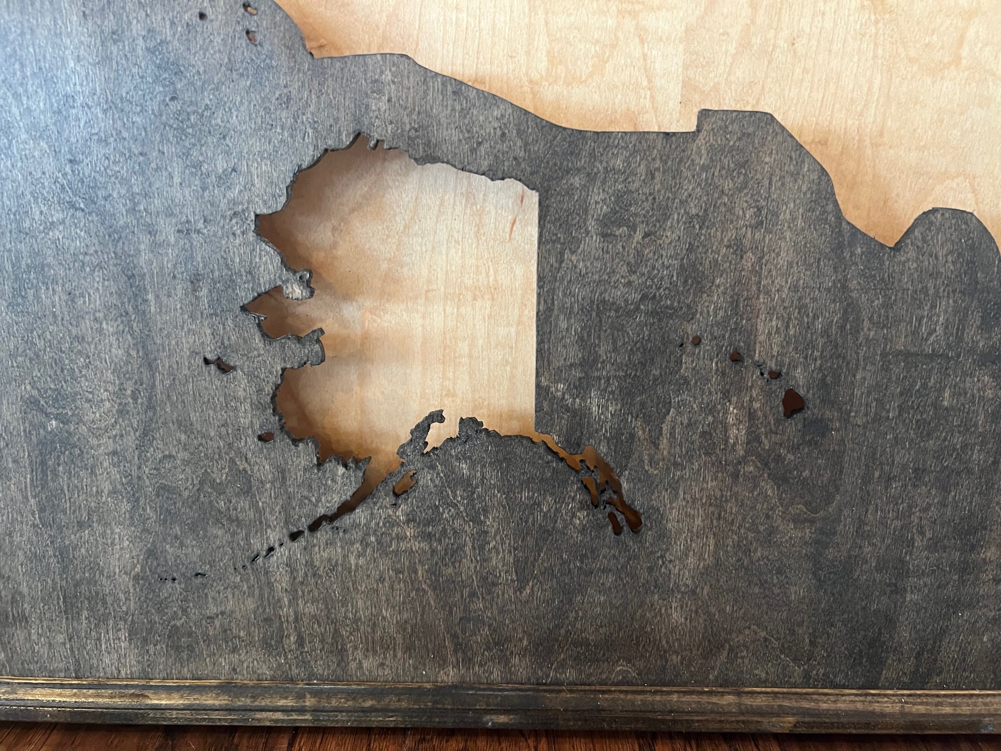 Handcrafted United States of America Map - Etsy