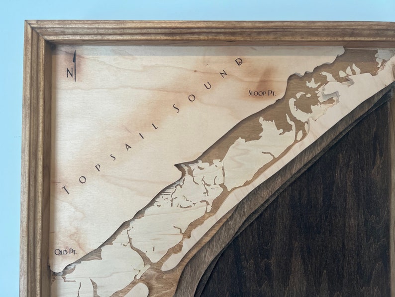 Handcrafted Intracoastal Waterway Map - Etsy