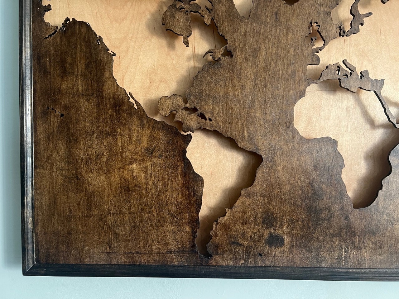Handcrafted World Map - Etsy