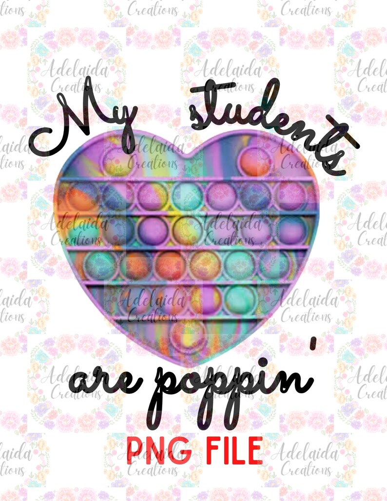 Heart Pop It Students - Etsy