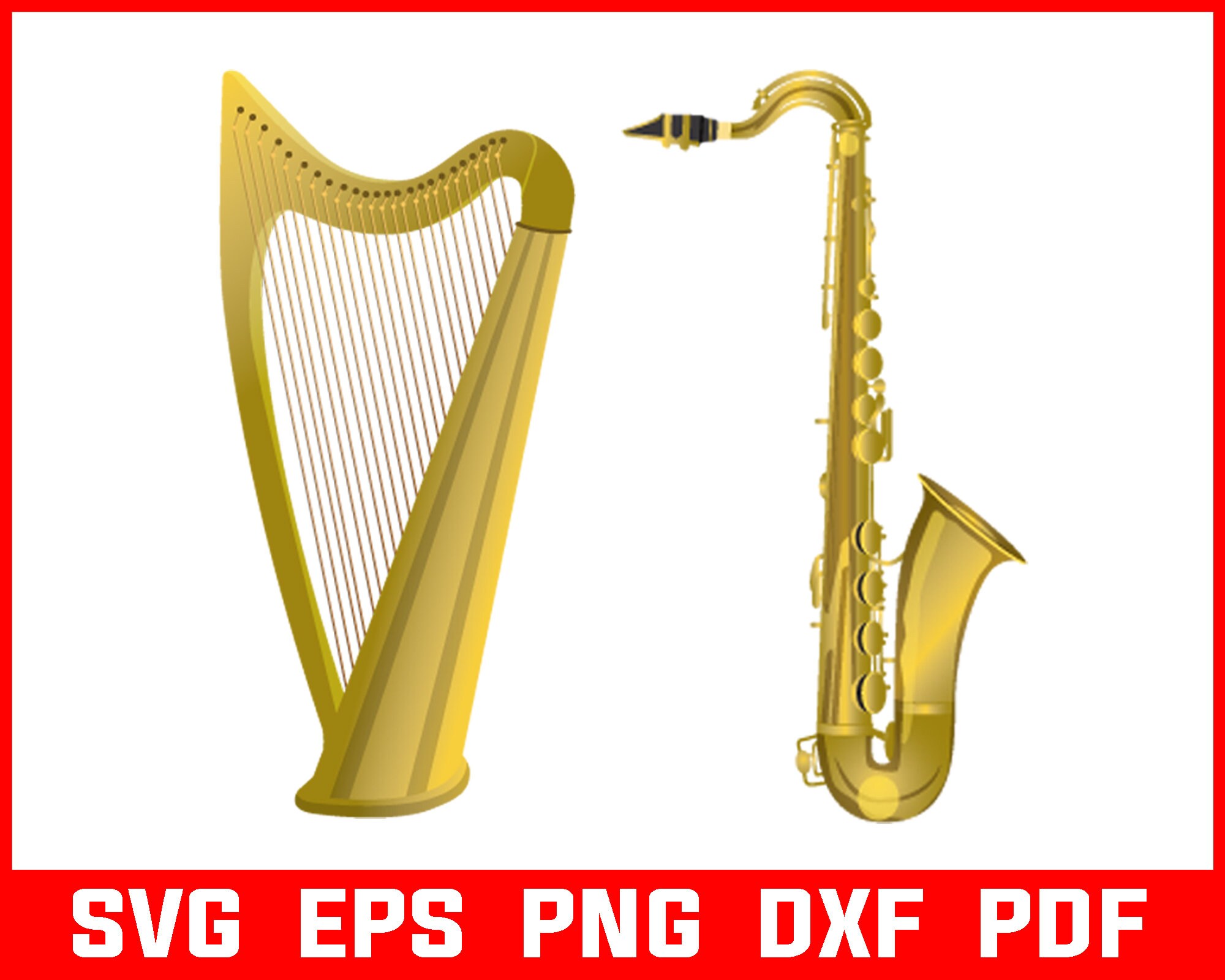 35MUSIC INSTRUMENTS Svg Bundle Audio Svg Entertainment - Etsy