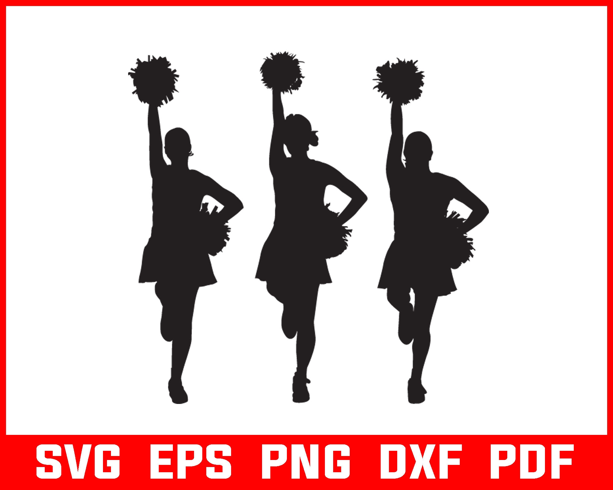 Cheerleader Svg Bundle Cheer Svg Cheer Mom Svg Pngdxf - Etsy