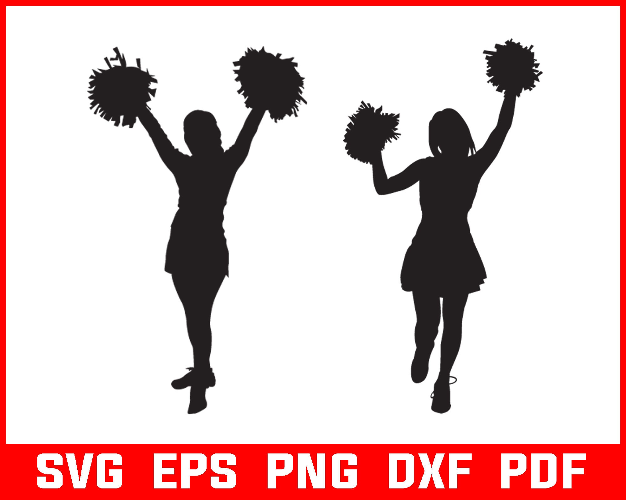 Cheerleader Svg Bundle Cheer Svg Cheer Mom Svg Pngdxf - Etsy