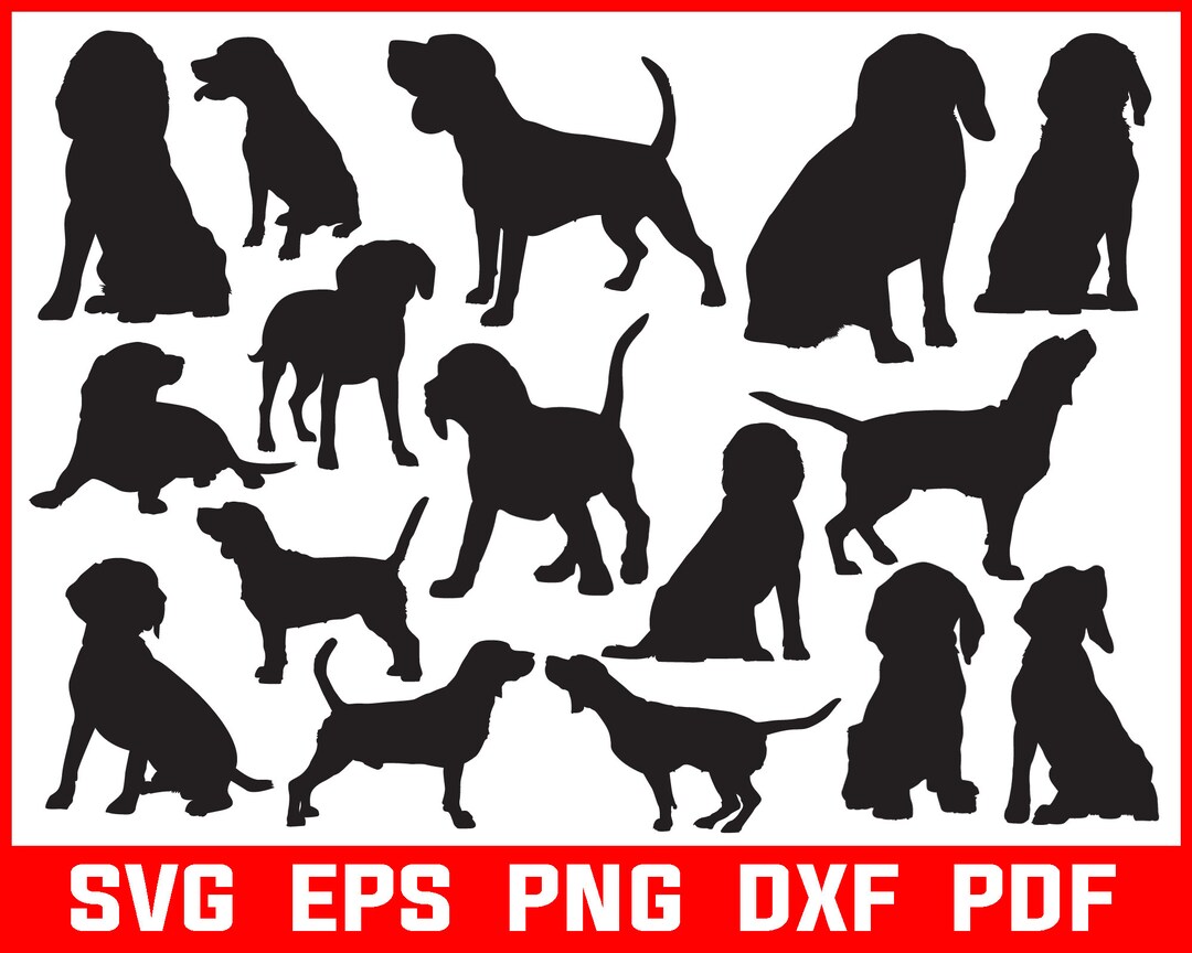 Beagle Silhouette Dog Silhouette SVG Clipart | lupon.gov.ph