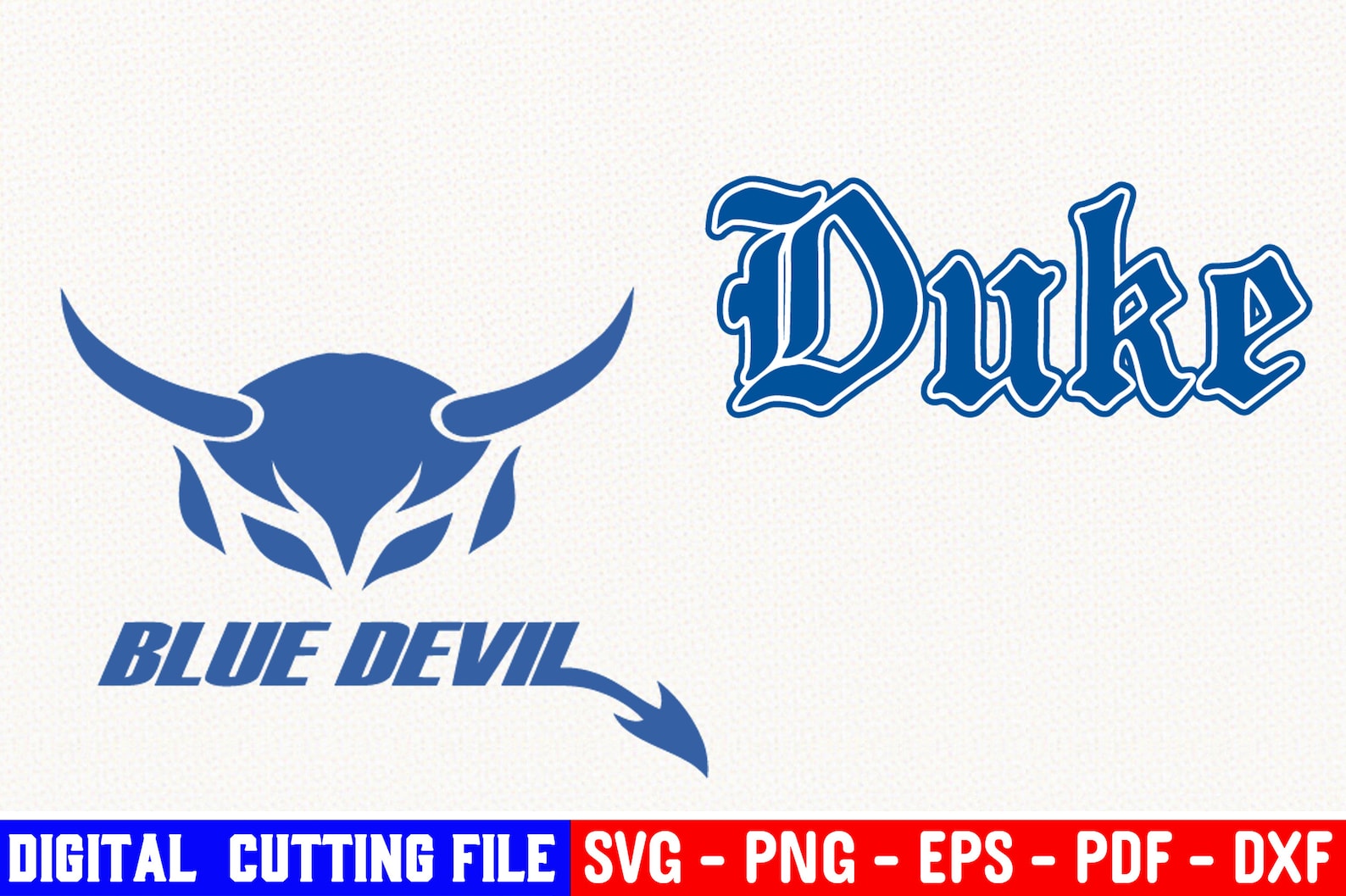 Duke Blue Devils Svg NCAA Basketball Svg Bundles Cricut - Etsy
