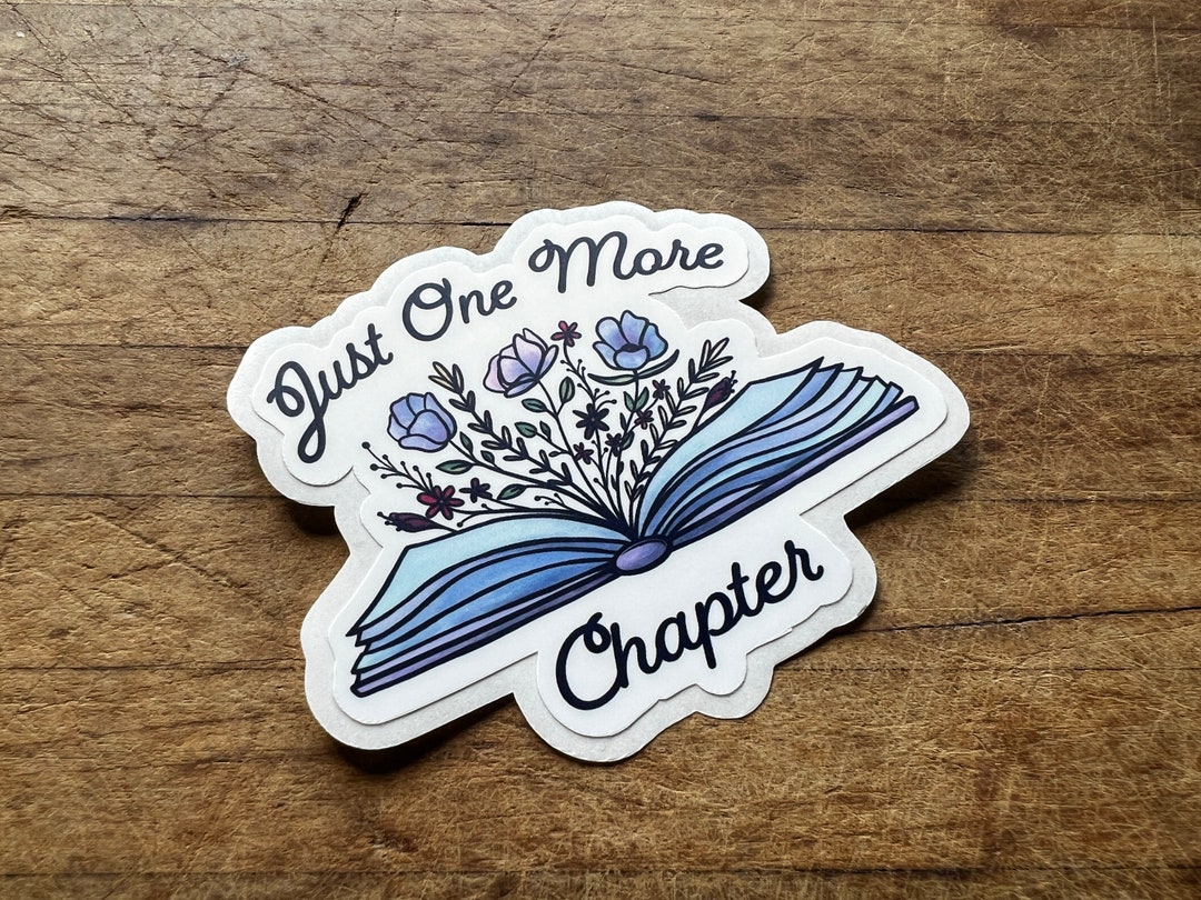 Book Sticker Waterproof Vinyl Decal - Etsy