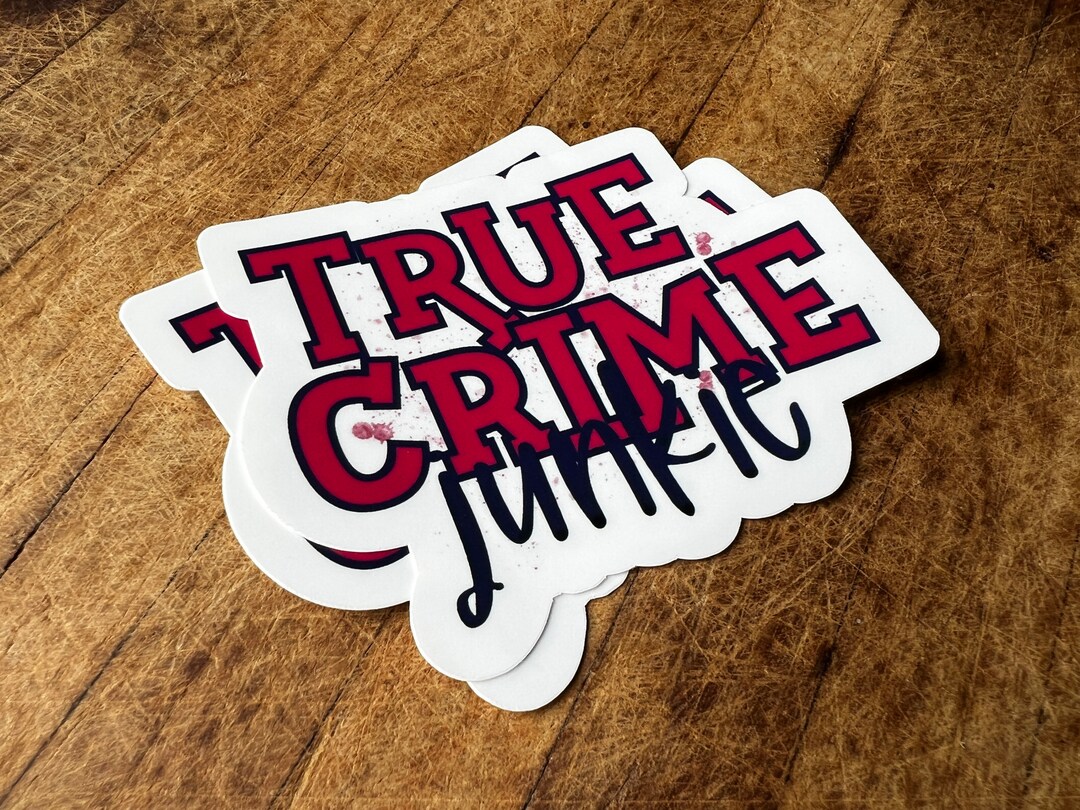 True Crime Decal Serial Killer Sticker for Laptop and Water Bottle Non ...