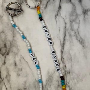 Outer Banks Inspired Keychains Obx Keychain P4l Keychain Beaded ...
