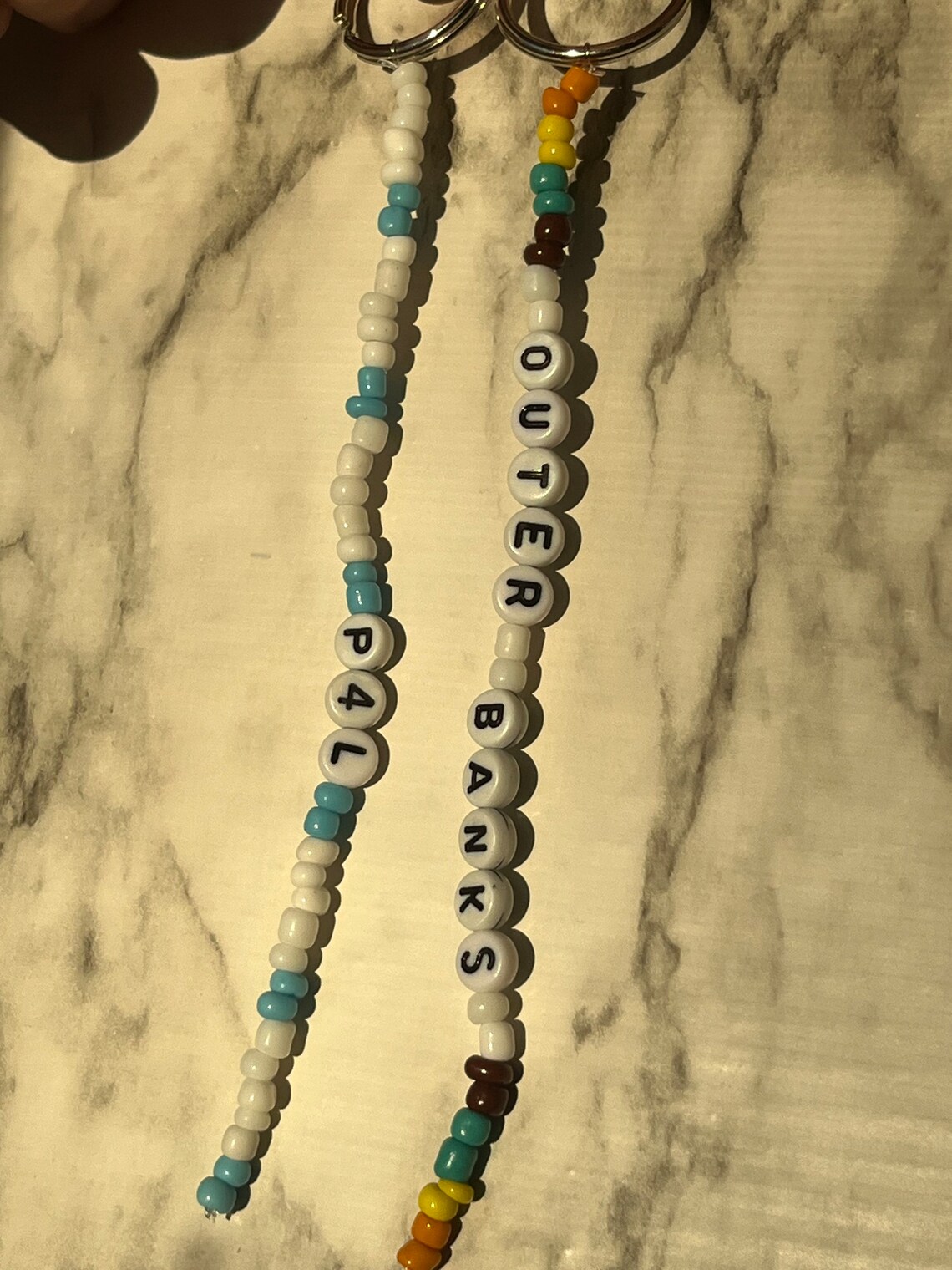 Outer Banks Inspired Keychains Obx Keychain P4l Keychain Beaded ...