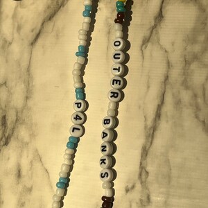 Outer Banks Inspired Keychains Obx Keychain P4l Keychain Beaded ...