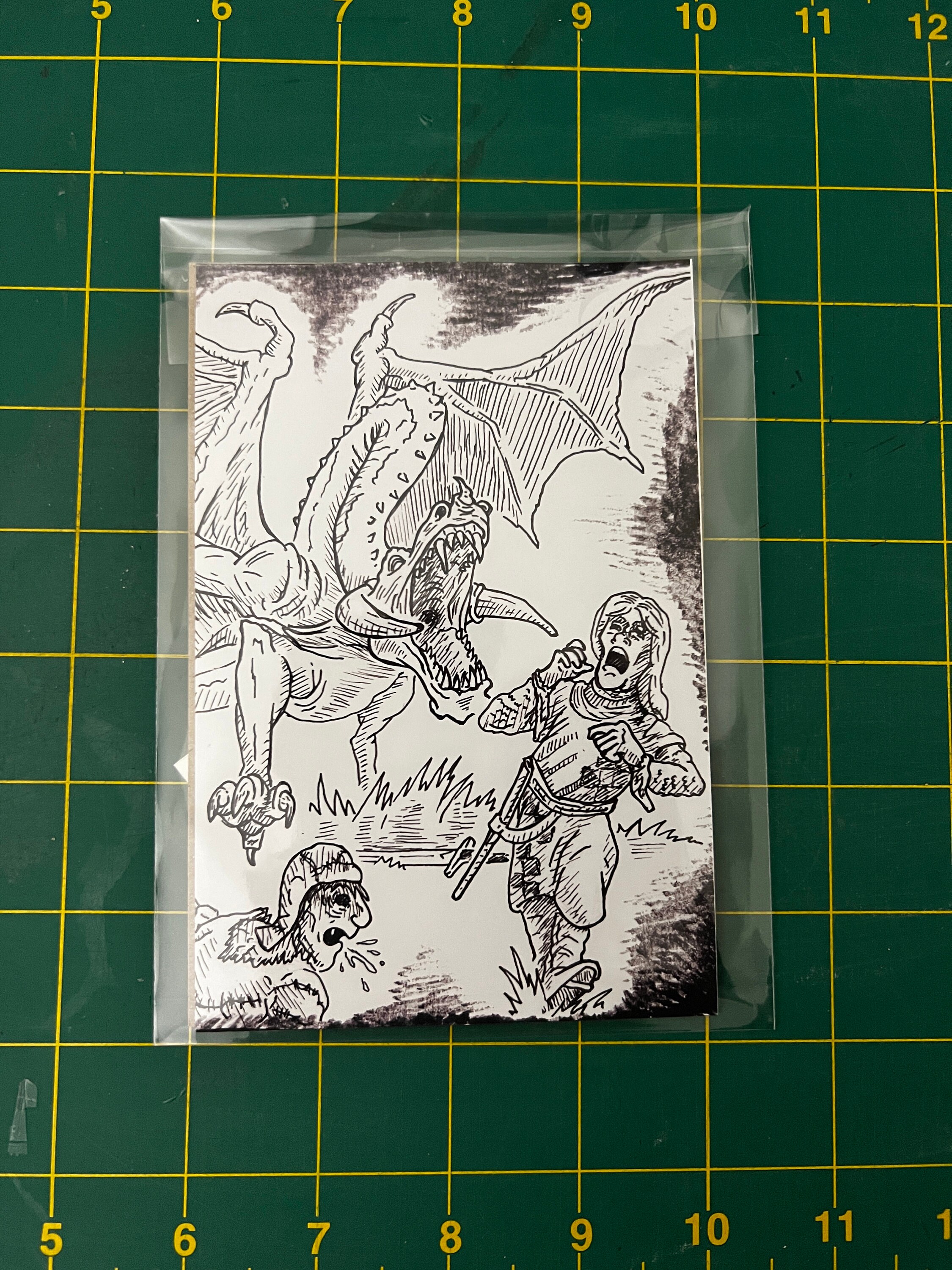 The Cowardly Knight Wyvern Dnd Fantasy - Etsy