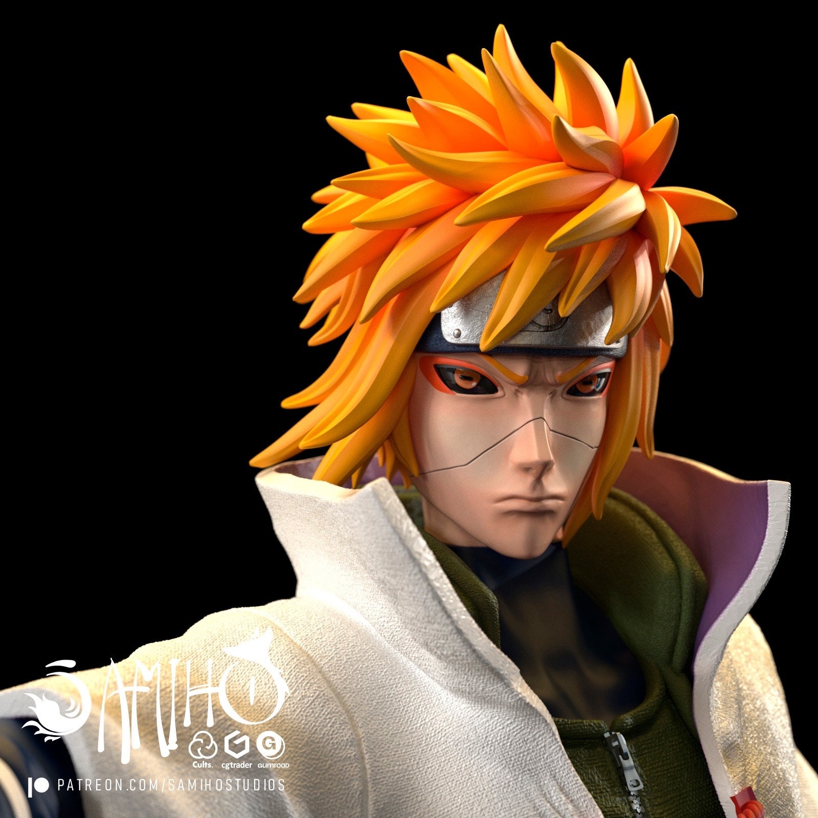 10 Inch Minato Resin Assembly fan-art - Etsy