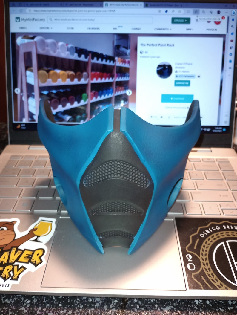 Subzero Mask From the Movie and Game Series - Etsy