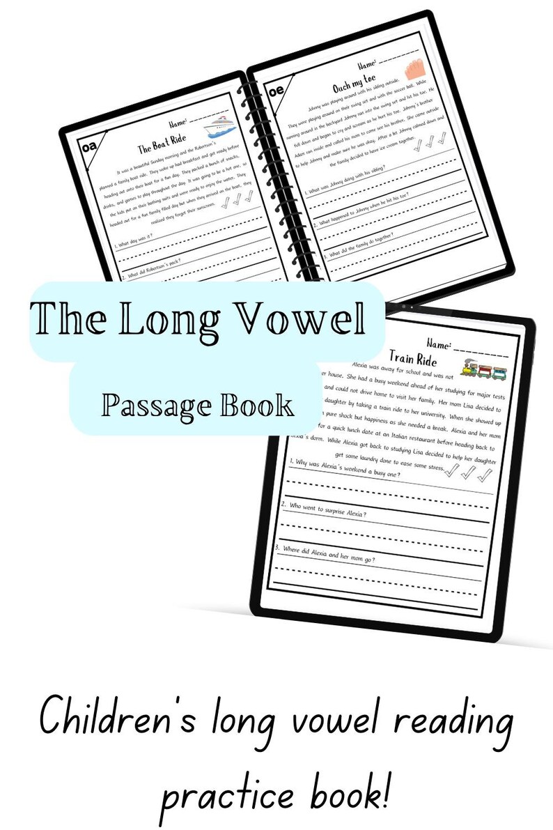 Long Vowel Passages - Etsy