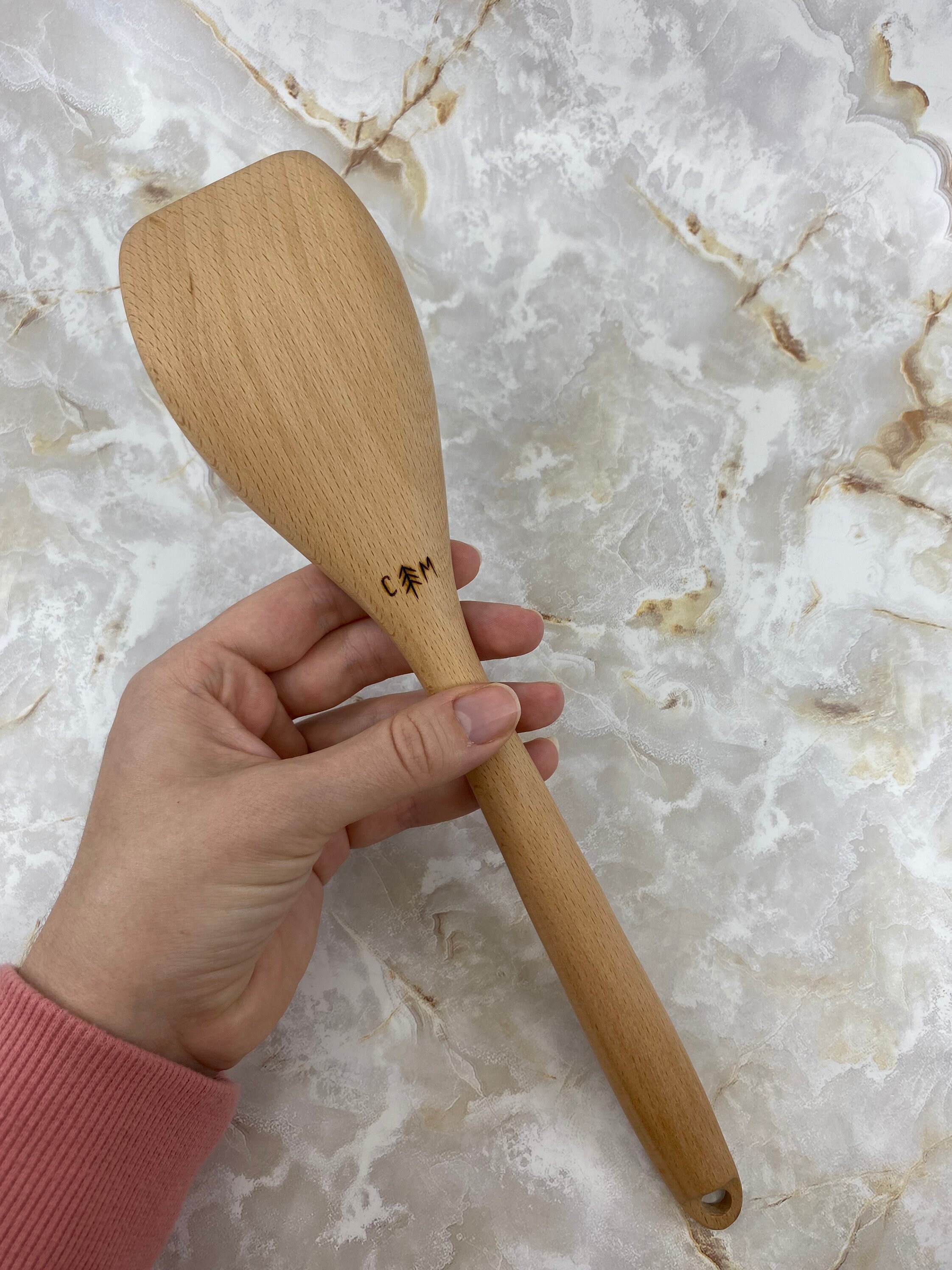 Cute Woodburned Spoon Goofy Smily Face Functional Kitchen - Etsy