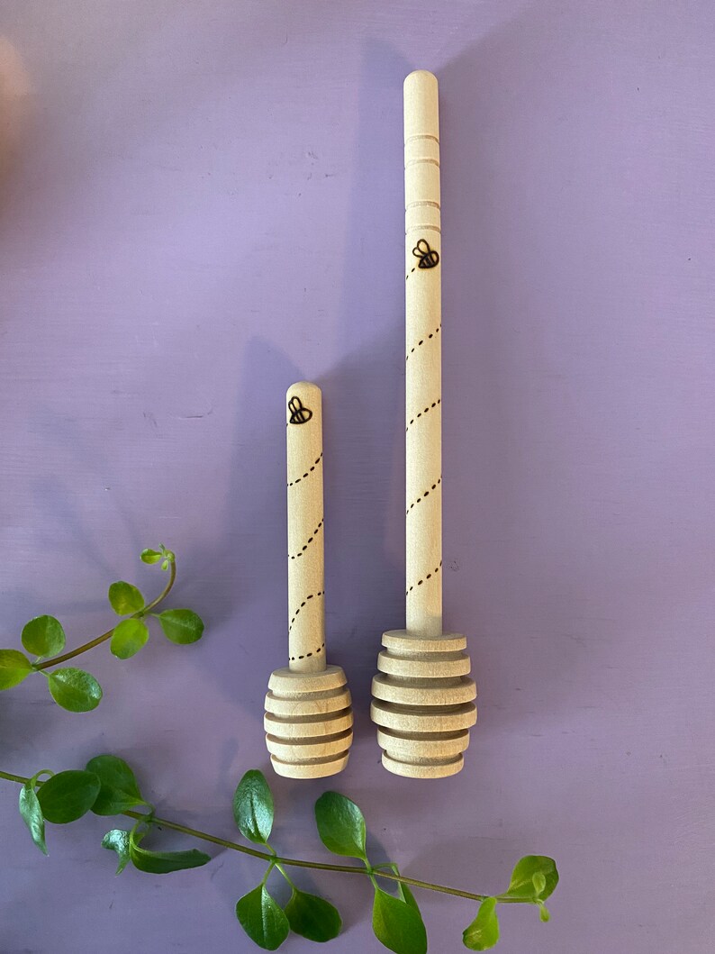 Bee Honey Dippers - Honey Stir Stick - Honey Spoon - Etsy