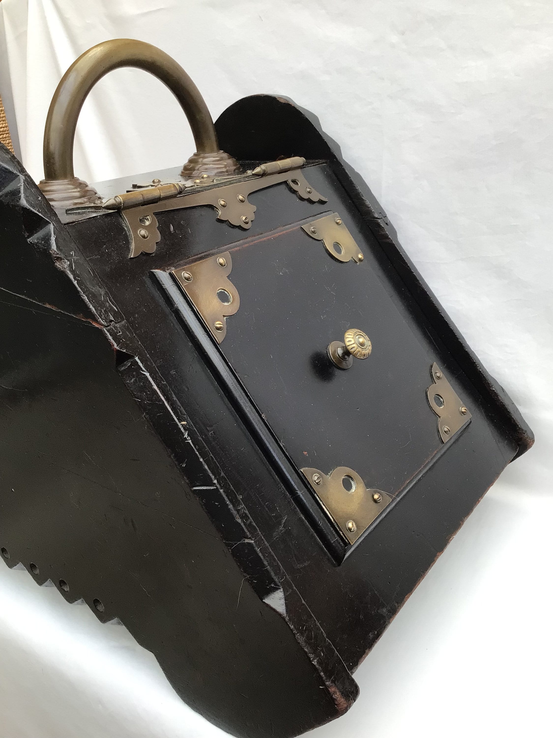 Antique Victorian Coal/log Scuttle Box Cabinet - Etsy