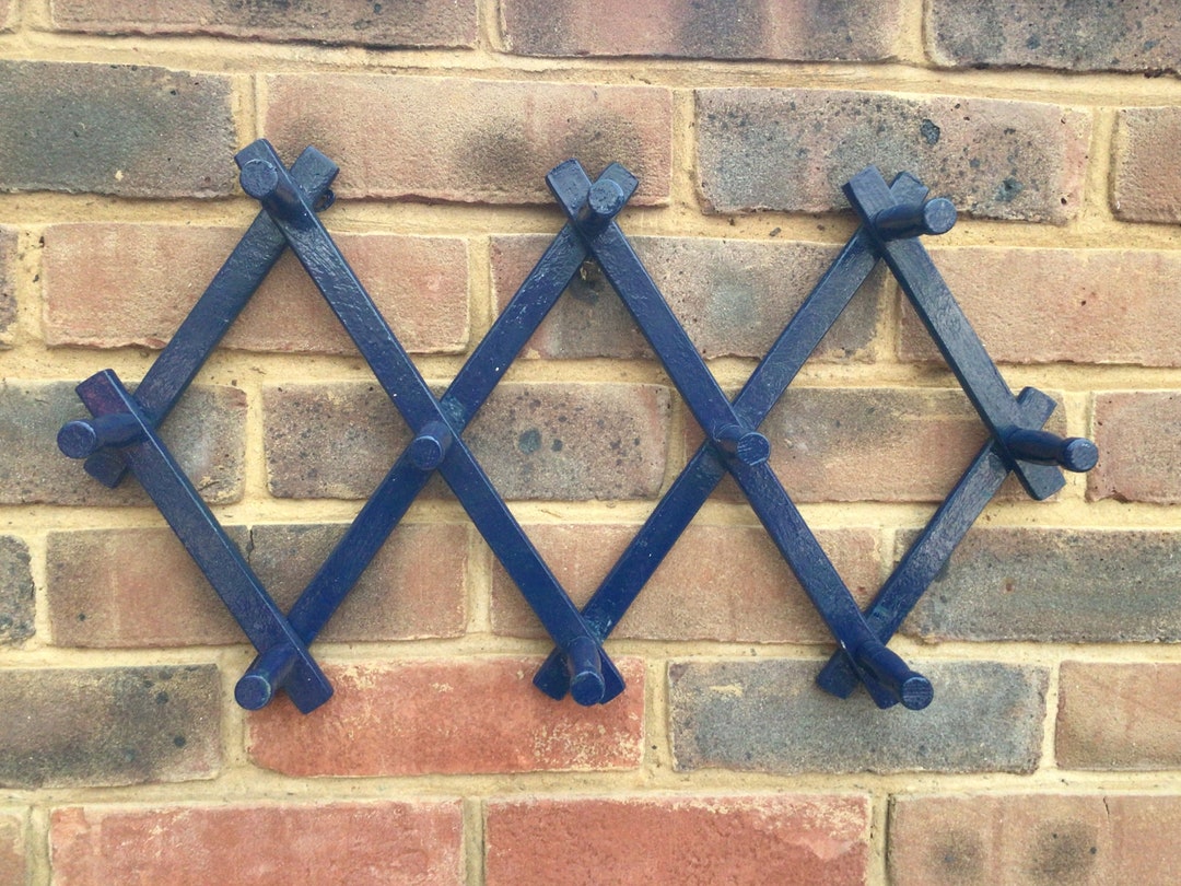 Vintage Wood Expandable Peg Rack, Wall Hook - Etsy