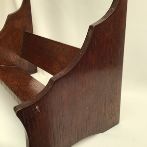 Antique English Oak Book Trough, Novel Rest, Table Book Rack - Etsy