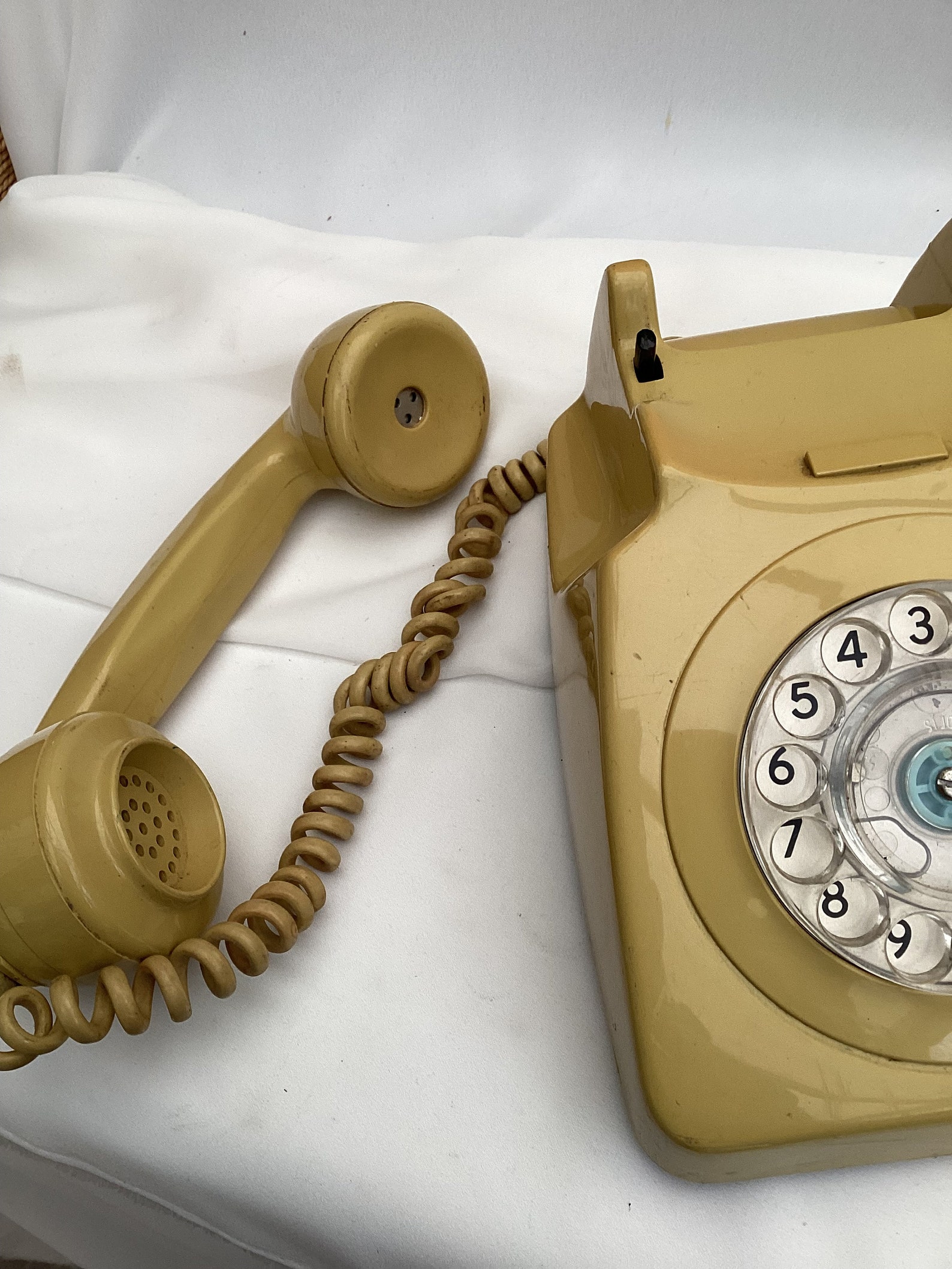Middle Century Dial Telephone With Old Socket - Etsy