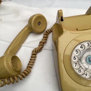 Middle Century Dial Telephone With Old Socket - Etsy