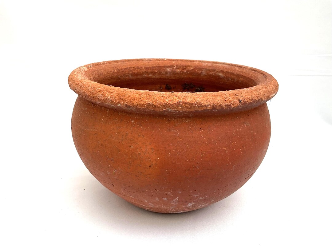 Vintage Early/mid Century Terracotta Plant Pot Planter. W. 19cm - Etsy