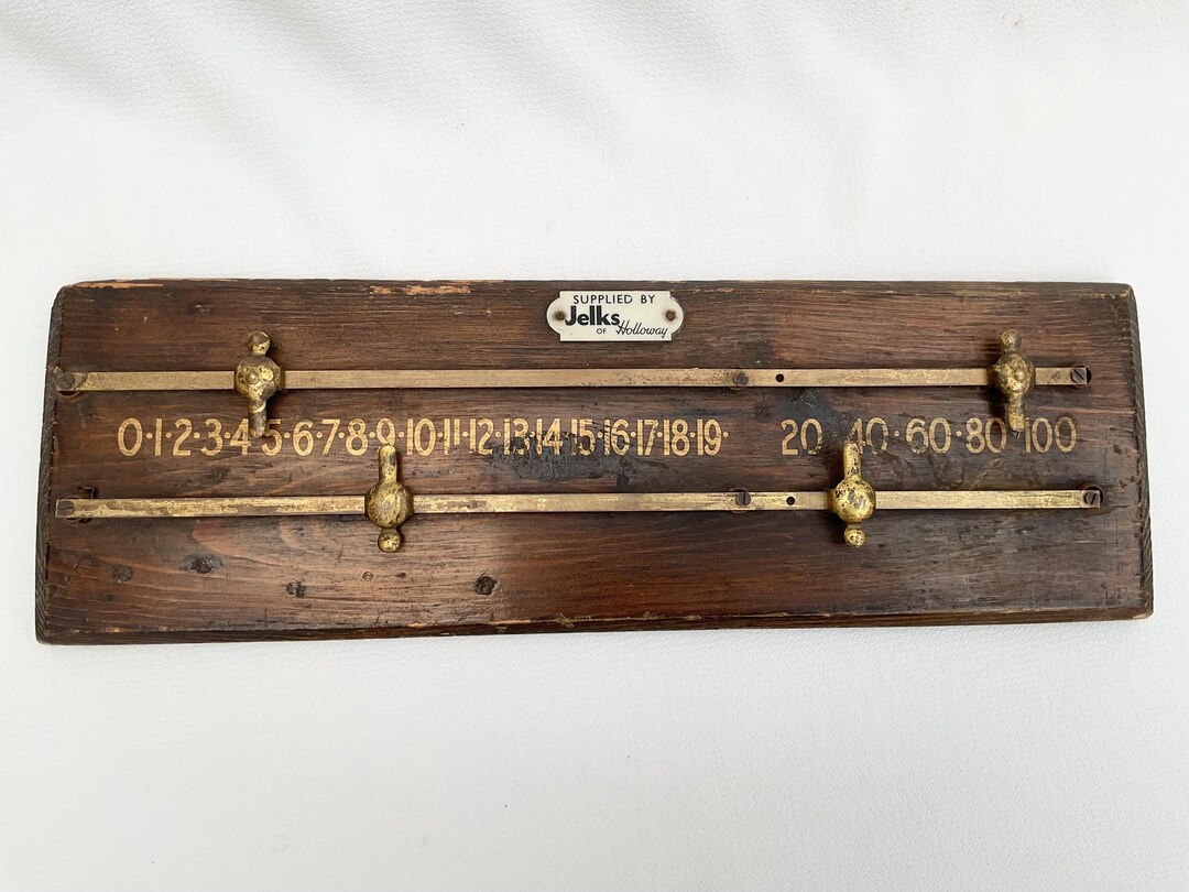 19th/early 20th Century English JELKS of HOLLOWAY Game Score Board ...