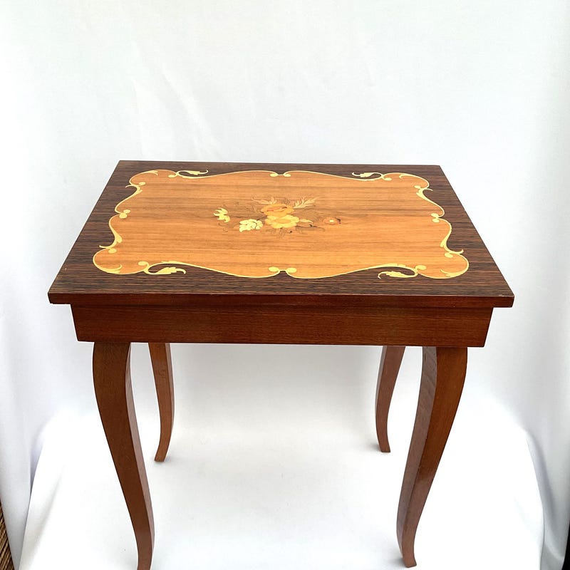 Italian Inlaid Table - Etsy