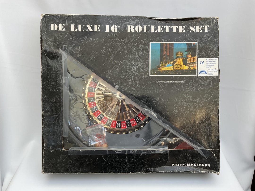 Vintage Deluxe Roulette Set With Two Packs Playing Cards - Etsy