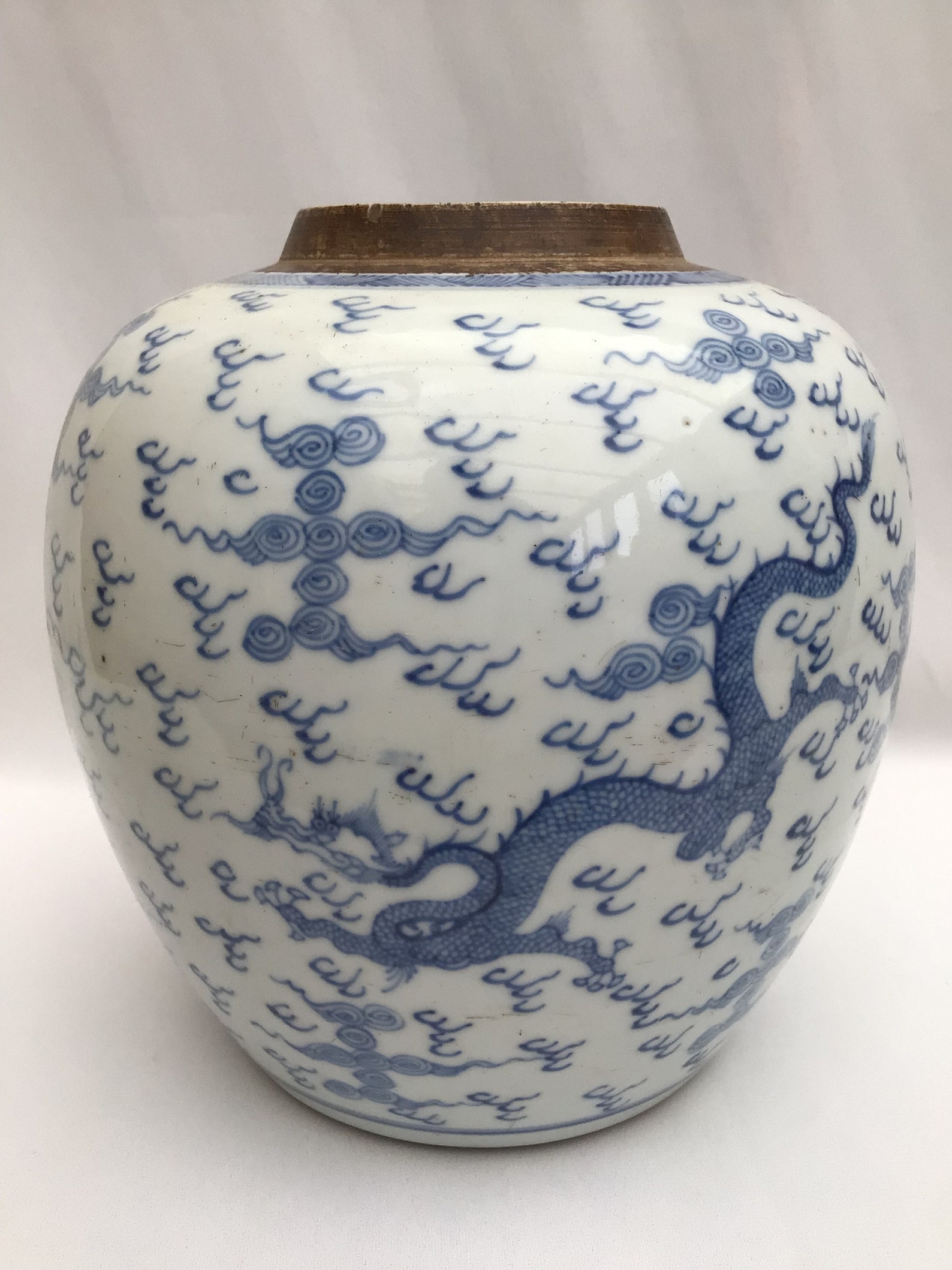 Antique Chinese Dragon and Phonics Pot. H. 18.5cm - Etsy