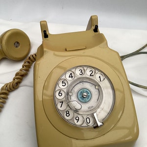 Middle Century Dial Telephone With Old Socket - Etsy